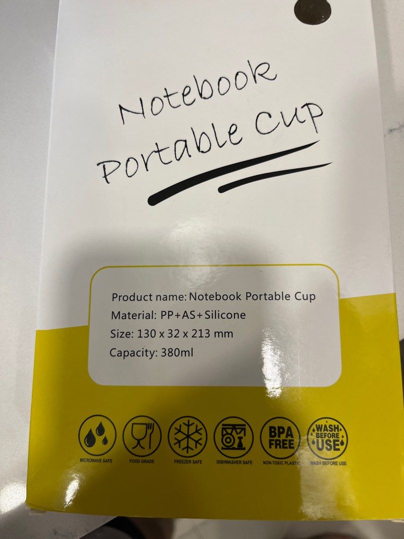 Portable Water Notebook Container, Furniture & Home Living, Kitchenware ...