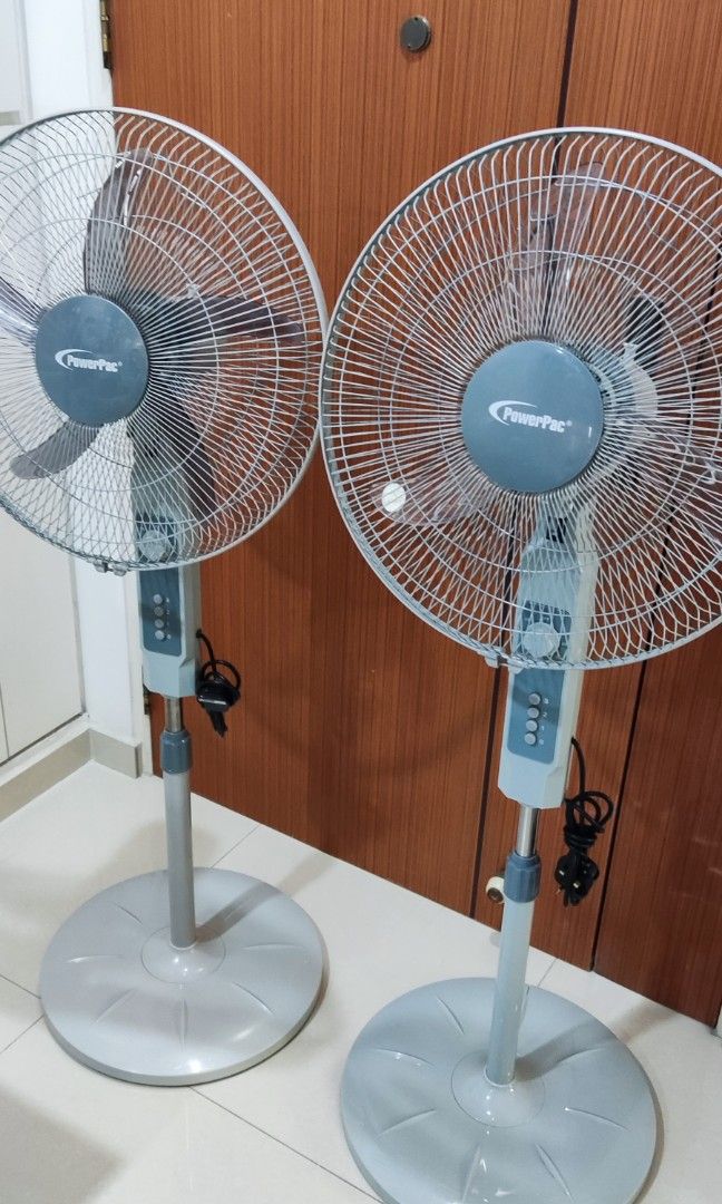 Powerpac 18" stand fan PPFS-70, Furniture & Home Living, Lighting ...