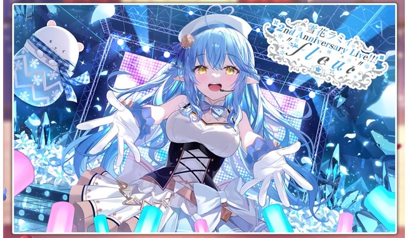 Preorder - Hololive Yukihana Lamy Mousepad Card Game Playmat for Pokemon Yugioh Vanguard Battle ...