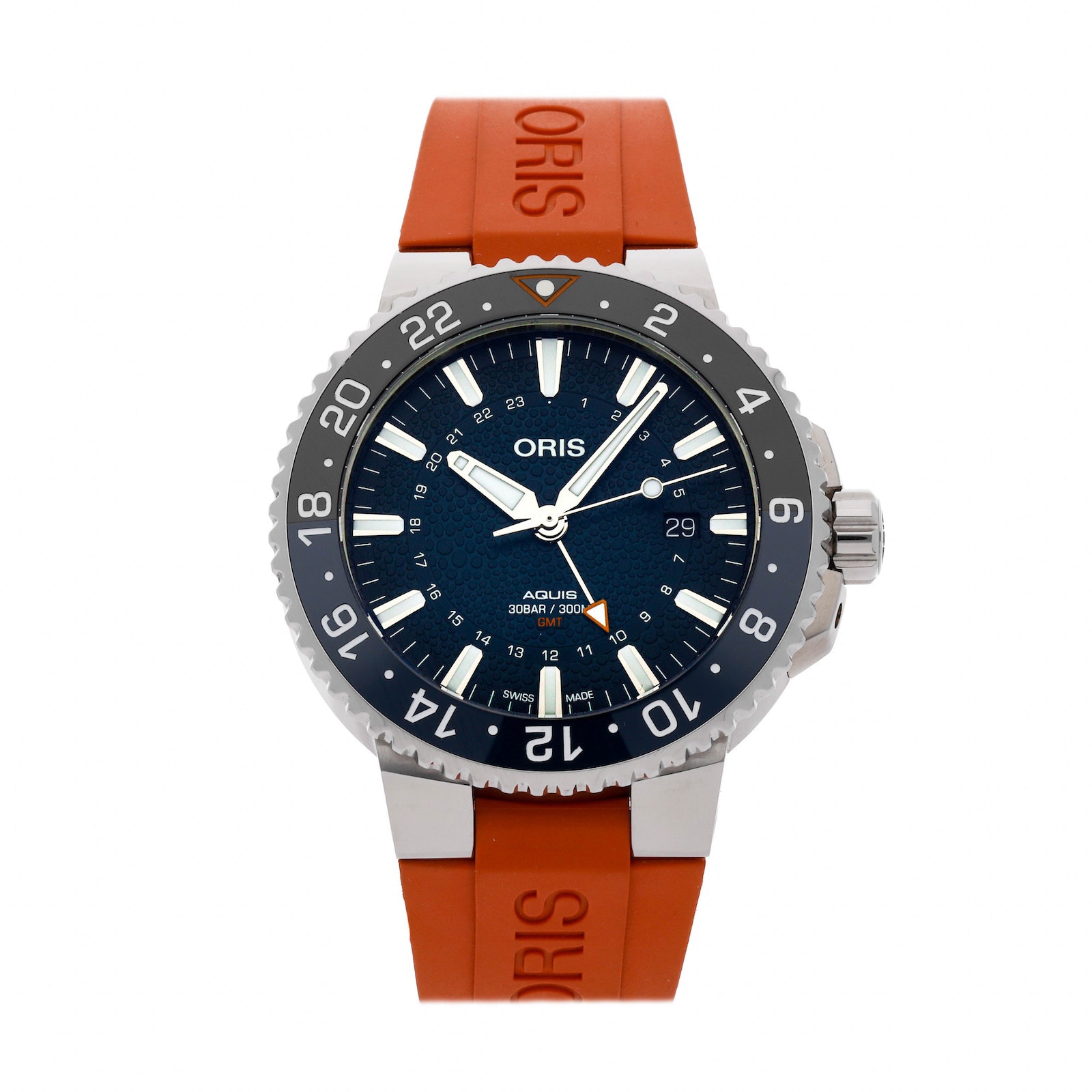 Pre-Owned Oris Aquis Whale Shark GMT Limited Edition 798 775, Luxury ...
