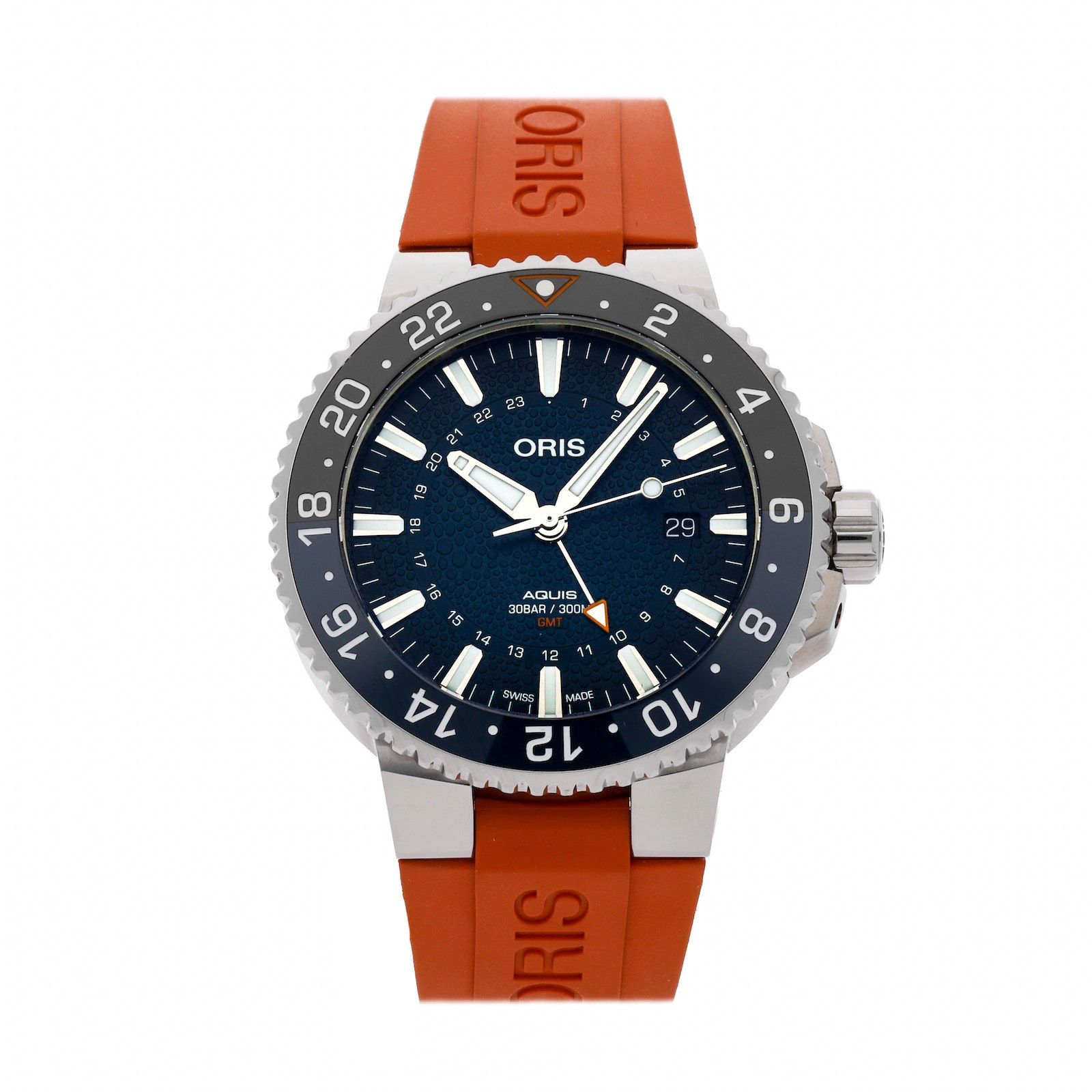 Pre-Owned Oris Aquis Whale Shark GMT Limited Edition 798 775, Luxury ...