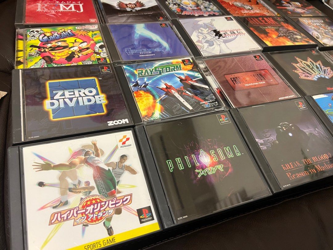 PS1 Playstation 1 初代遊戲光碟19隻。武藏傳。鐵拳 Tekken。Raystorm。Rage Racer。上海 ...
