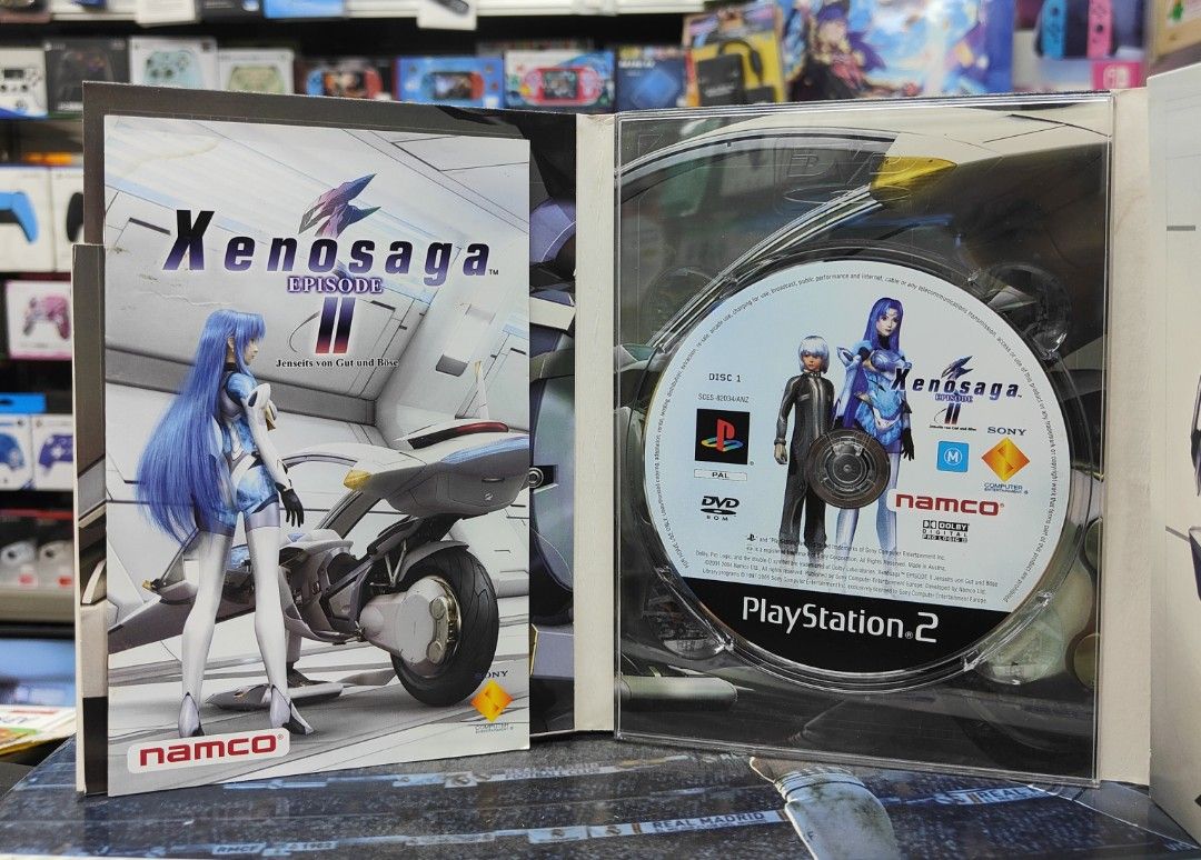 PS2 Xenosaga Episode II ( PAL ) Includes Bonus DVD, Video Gaming, Video ...