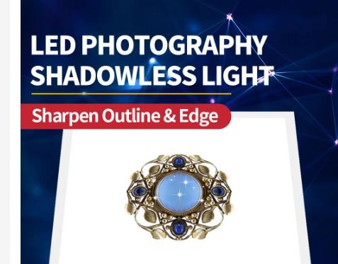 PULUZ Photo Studio Fill Light LED Shadowless Light Panel Dimmable Photography Soft box Bottom ...