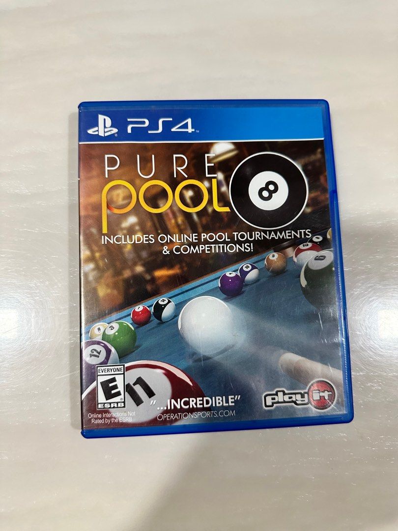 Pure Pool PS4 game, Video Gaming, Video Games, PlayStation on Carousell