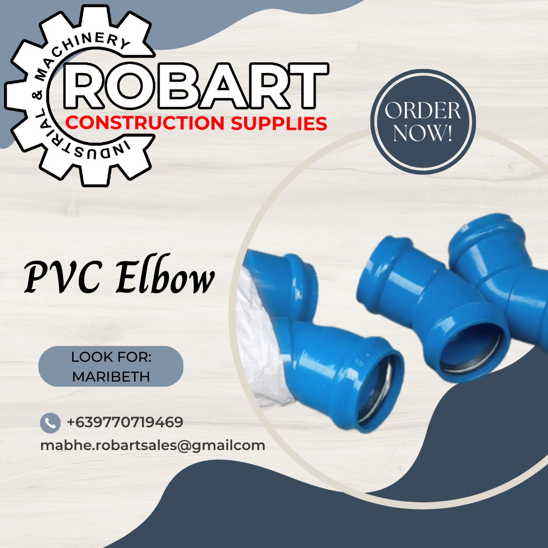 PVC ELBOW, Commercial & Industrial, Construction Tools & Equipment on ...