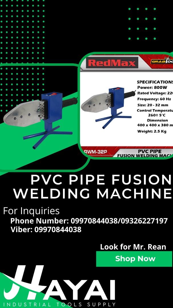 PVC Pipe Fusion Welding Machine, Commercial & Industrial, Industrial ...