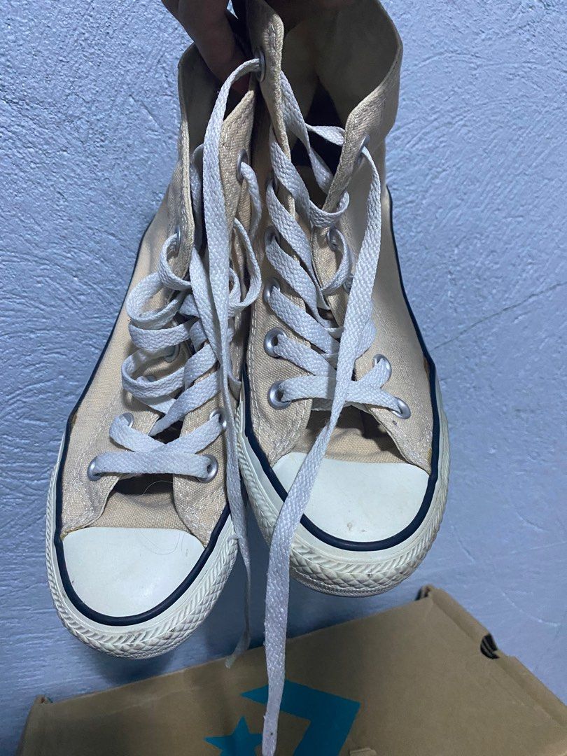 RARE COLOR CONVERSE CHUCK TAYLOR ALL STAR CREME, Women's Fashion ...