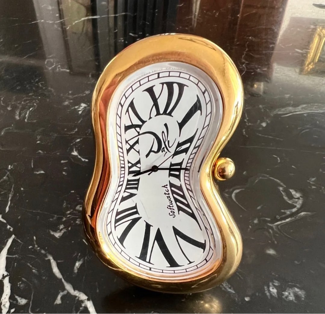 RARE Dali Softwatch Desk Clock, Luxury, Watches on Carousell