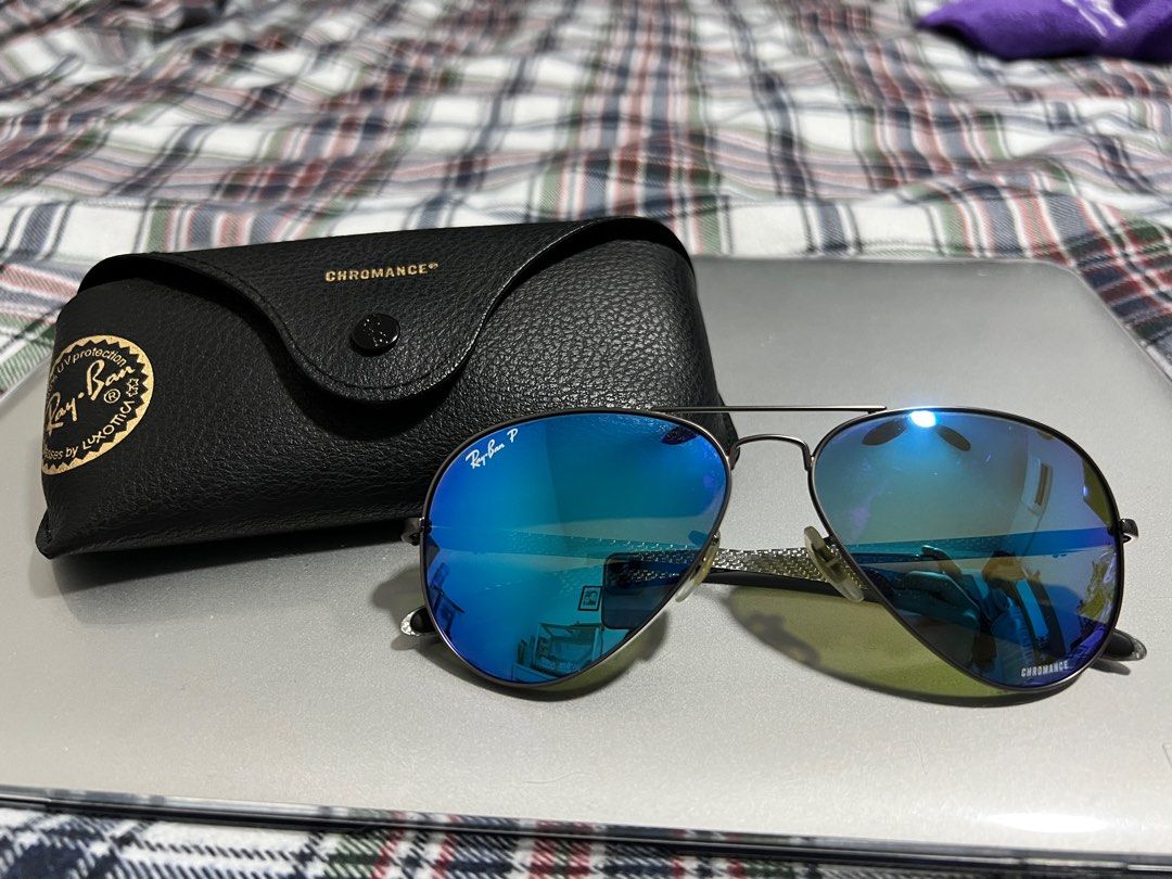 Rayban carbon fiber, Men's Fashion, Watches & Accessories, Sunglasses & Eyewear on Carousell
