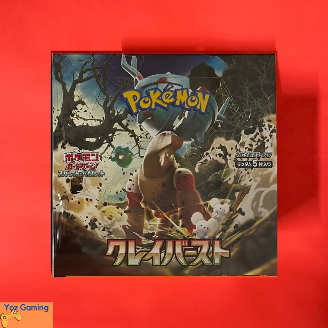 Pokemon Japanese TCG Clay Burst Booster Box sv2D, Hobbies & Toys, Toys ...