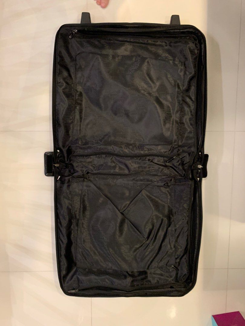 Real Full Leather Suit Luggage with rollers, Hobbies & Toys, Travel ...