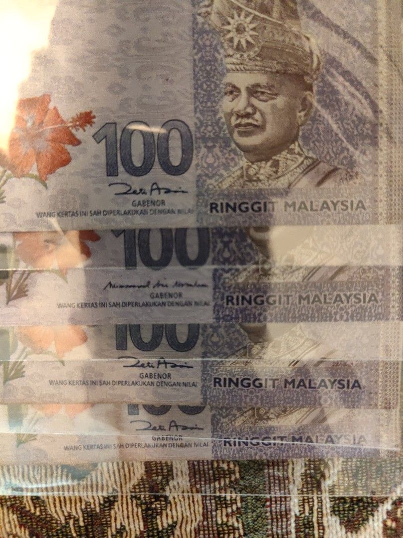 Rm100 rare & nice serial number + replacement notes ZC, Hobbies & Toys ...