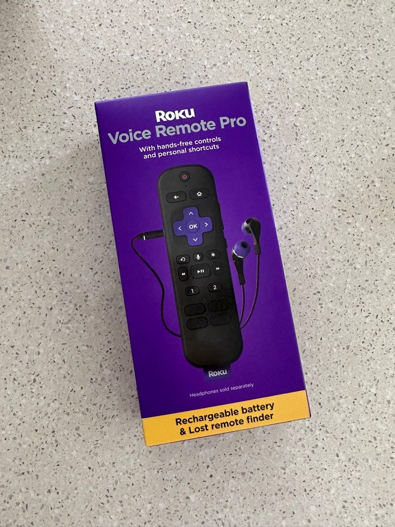 Roku Voice Remote Pro (BNIB), TV & Home Appliances, TV & Entertainment ...