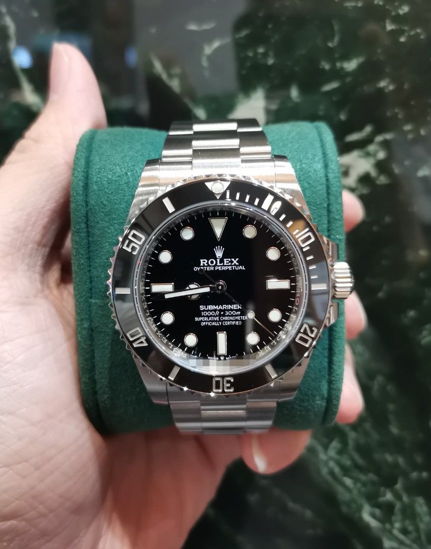 Rolex Submariner 41 steel no date ceramic 124060, Luxury, Watches on ...