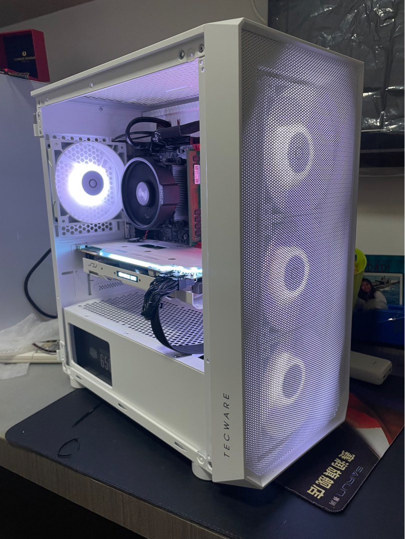 Ryzen 5 GTX1070 Custom Gaming PC / White pc build/ Workstation / Office pc, Computers & Tech ...