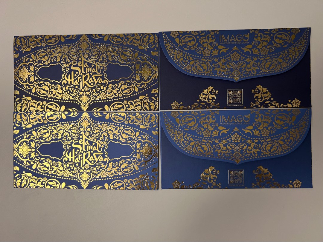 Sampul Duit Raya IMAGO for 6pcs 3 blue drak n 3 blue, Everything Else ...