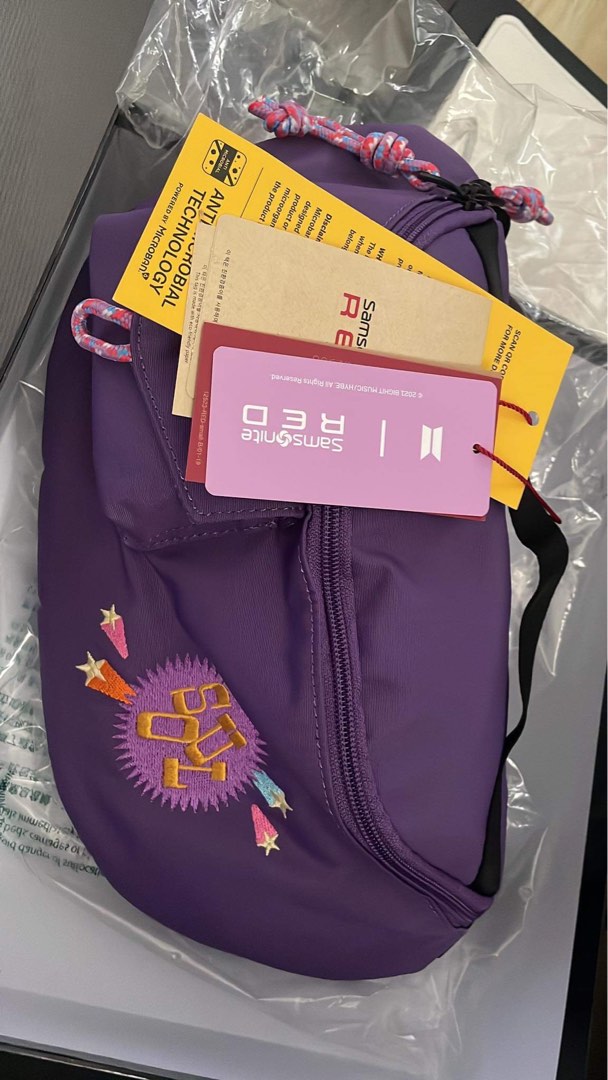 Samsonite BTS Dynamite Crossbody Bag, Hobbies & Toys, Memorabilia ...