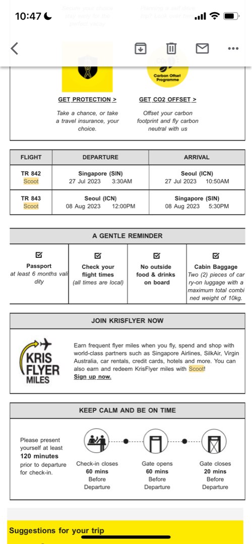 Scoot tickets to Seoul, Tickets & Vouchers, Local Attractions ...