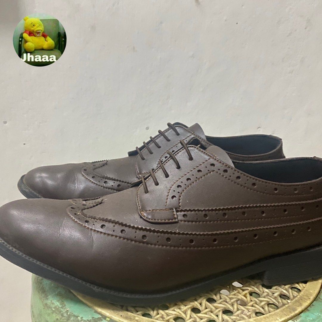 Sepatu Kerja Port Goods Derby Coklat Espresso size 44, Fesyen Pria ...