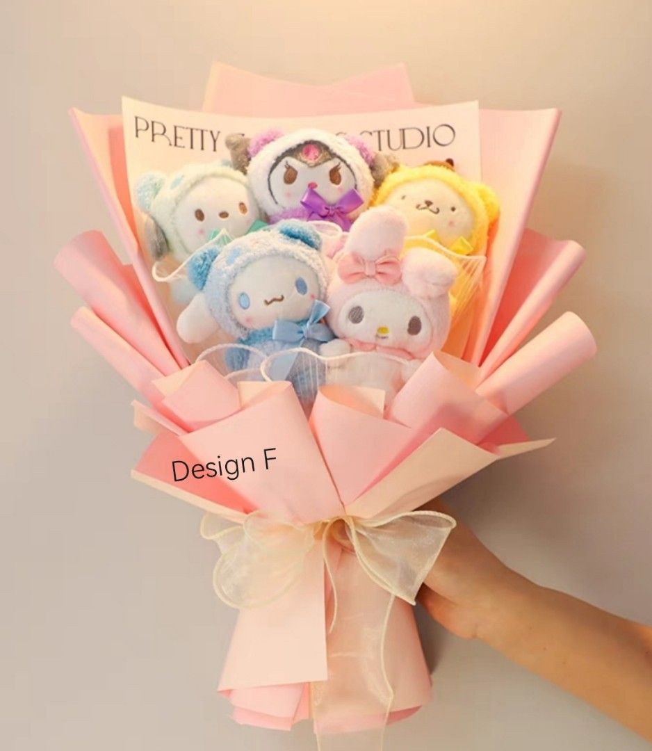 Soft Toy Bouquet (30cm x H40cm), Hobbies & Toys, Stationery & Craft ...