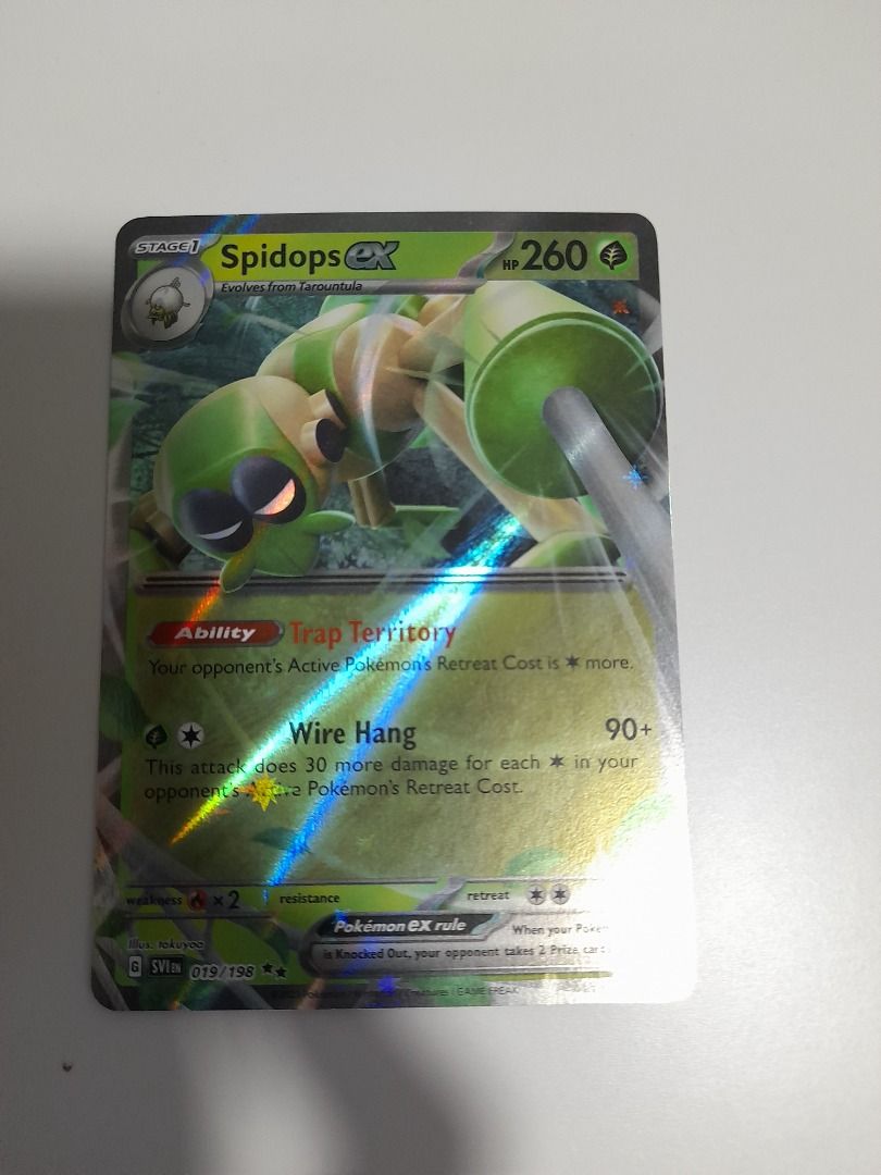 Spidops ex pokemon card, Hobbies & Toys, Toys & Games on Carousell