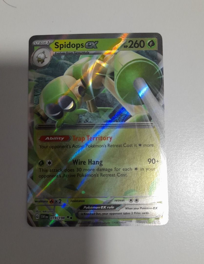 Spidops ex pokemon card, Hobbies & Toys, Toys & Games on Carousell