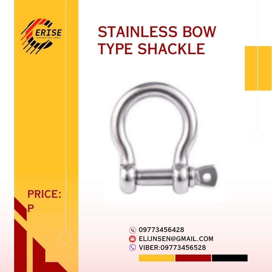 STAINLESS BOW TYPE SHACKLE, Commercial & Industrial, Construction ...