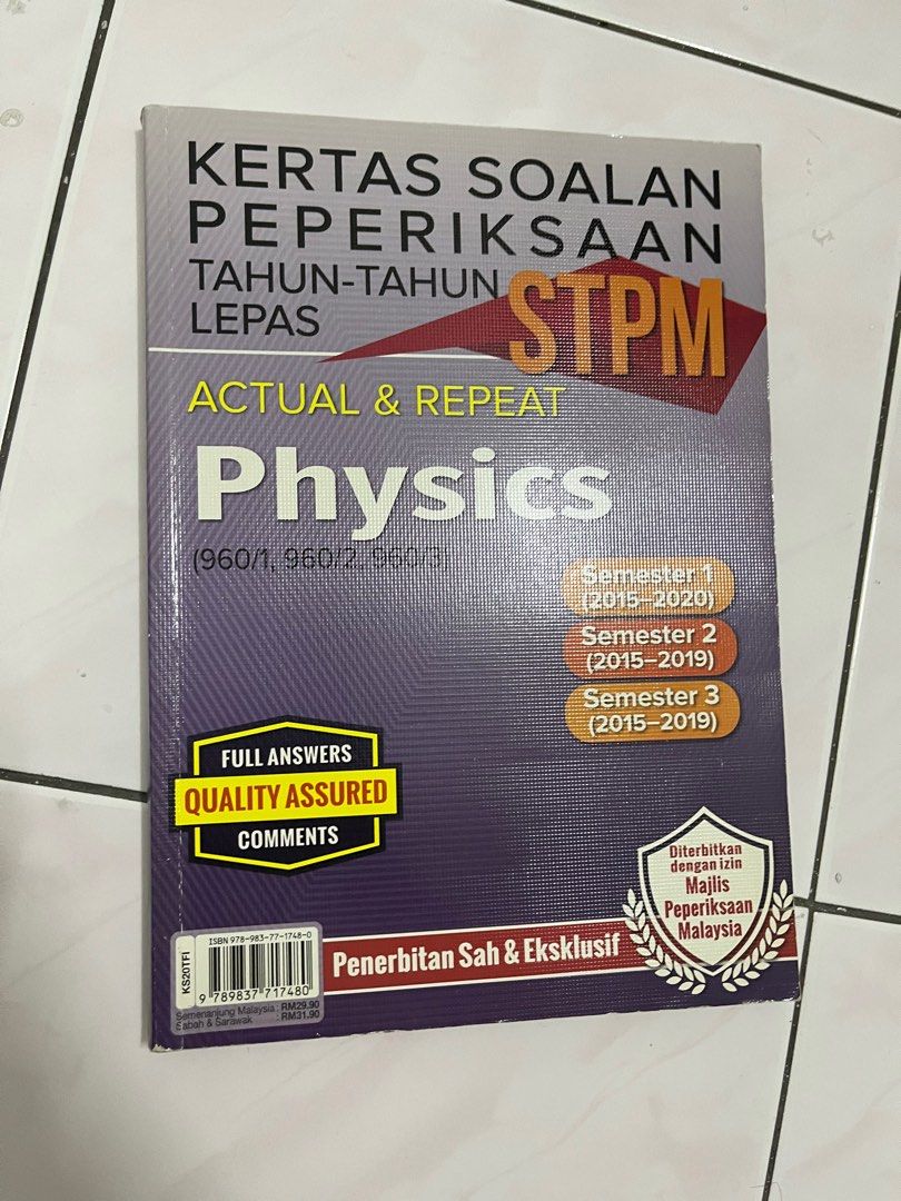 STPM SEM 1 - SEM 3 TEXTBOOK AND PAST YEAR BOOK, Hobbies & Toys, Books & Magazines, Textbooks on ...