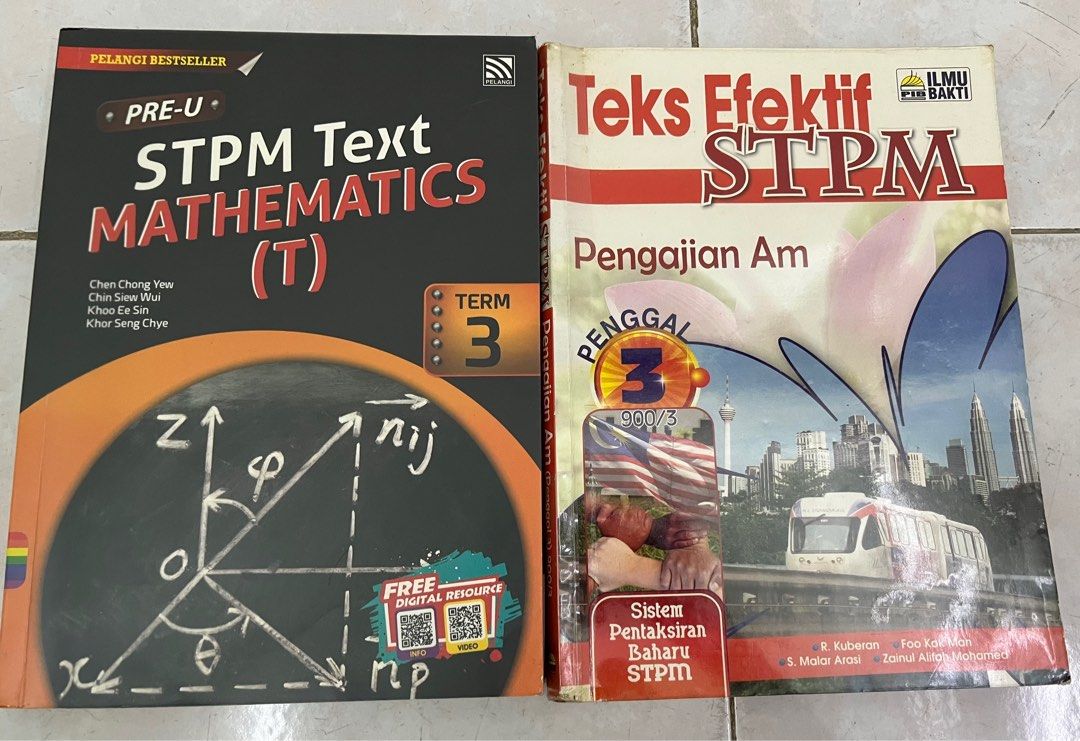 STPM SEM 1 - SEM 3 TEXTBOOK AND PAST YEAR BOOK, Hobbies & Toys, Books ...