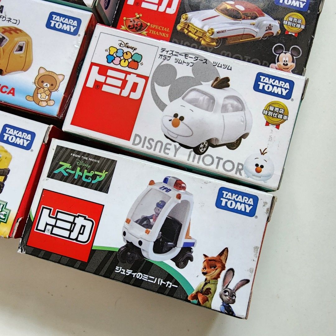 Takara Tomy Tomica Diecast Cars (Disney, Star Wars, Marvel, Rilakkuma ...