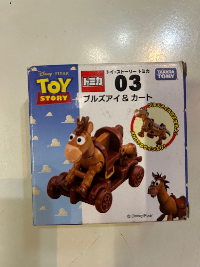 Takara Tomy Toy Story Tomica 03 Bullseye & Cart Diecast Metal ...