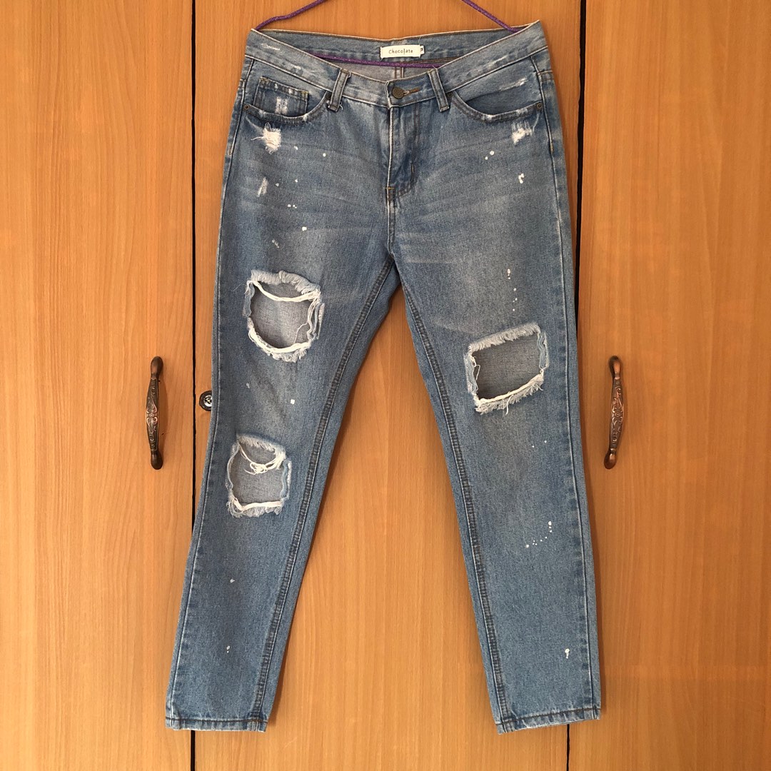 Tattered jeans 2 on Carousell
