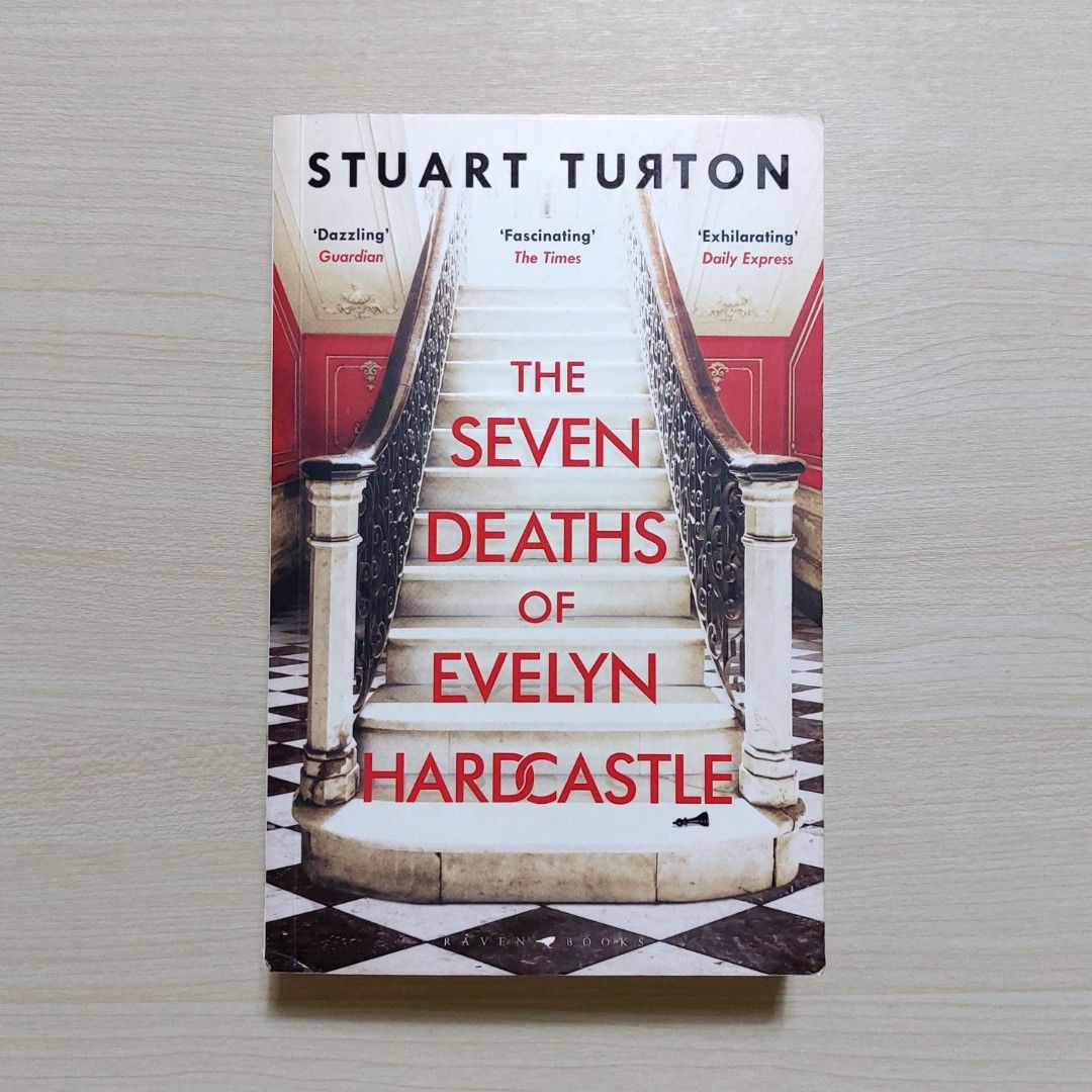 The Seven Deaths of Evelyn Hardcastle by Stuart Turton, Hobbies & Toys ...
