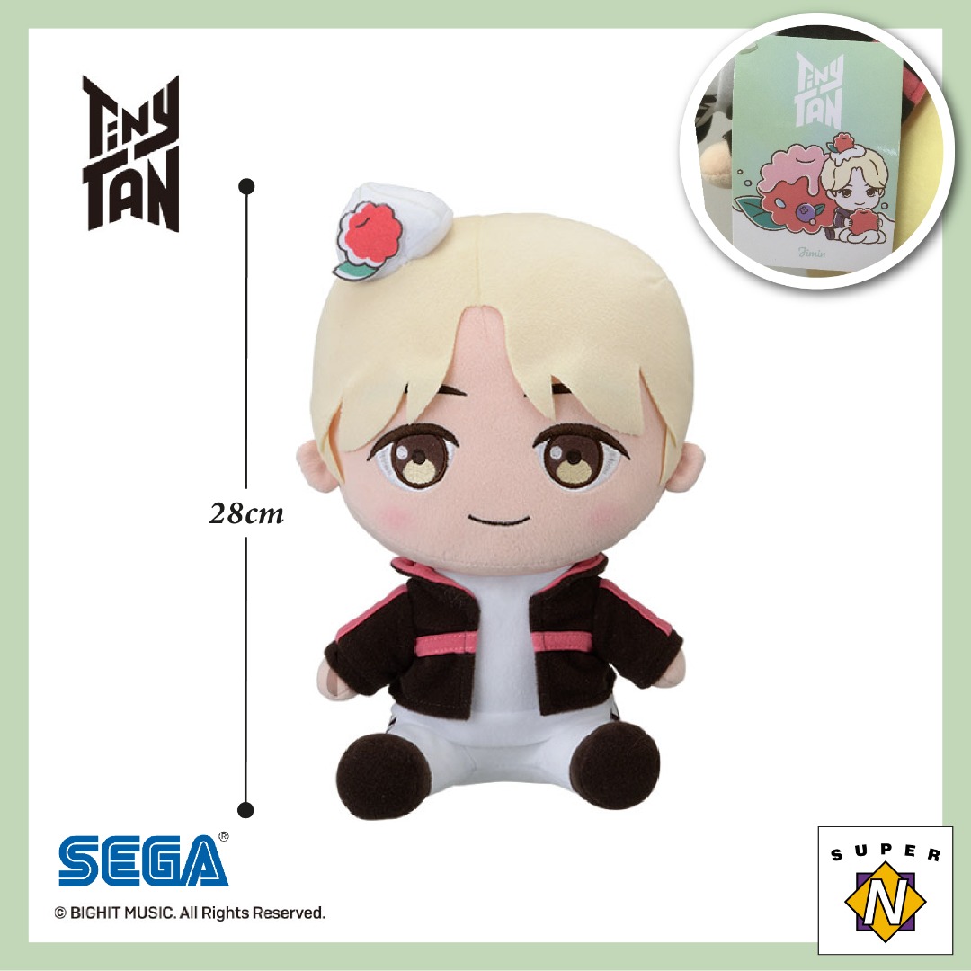 TinyTAN “Jimin” ~Sweet Time~ Special Sitting Plush Toy by SEGA Japan ...