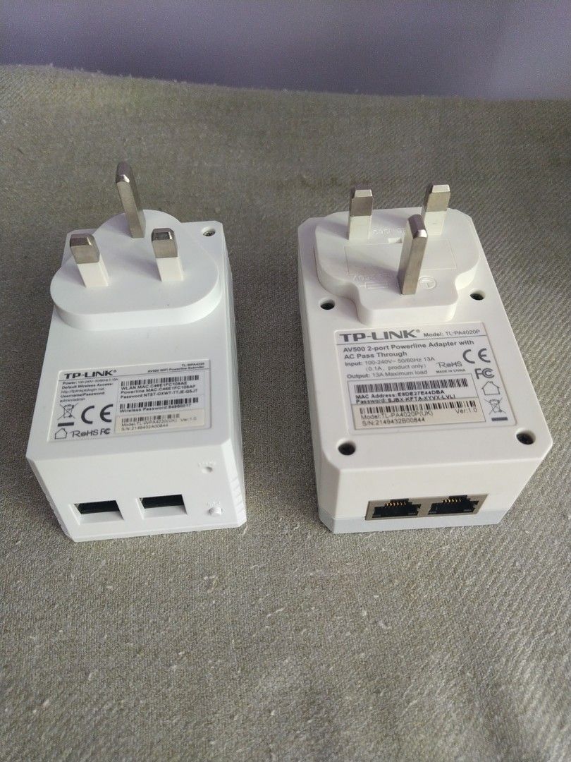 Tp Link Av Powerline Adaptor Computers Tech Parts Accessories Networking On Carousell