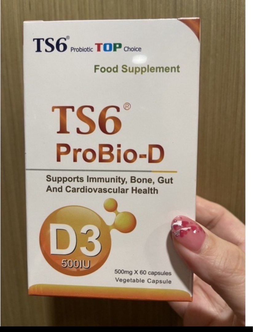 TS6 Probio-D 500mg x 60 Caps Exp: 9-Sep-23, Health & Nutrition, Health ...