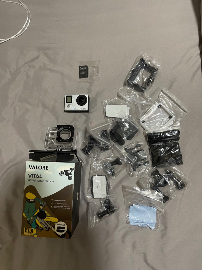 Valore 4K Action Camera, Photography, Cameras on Carousell