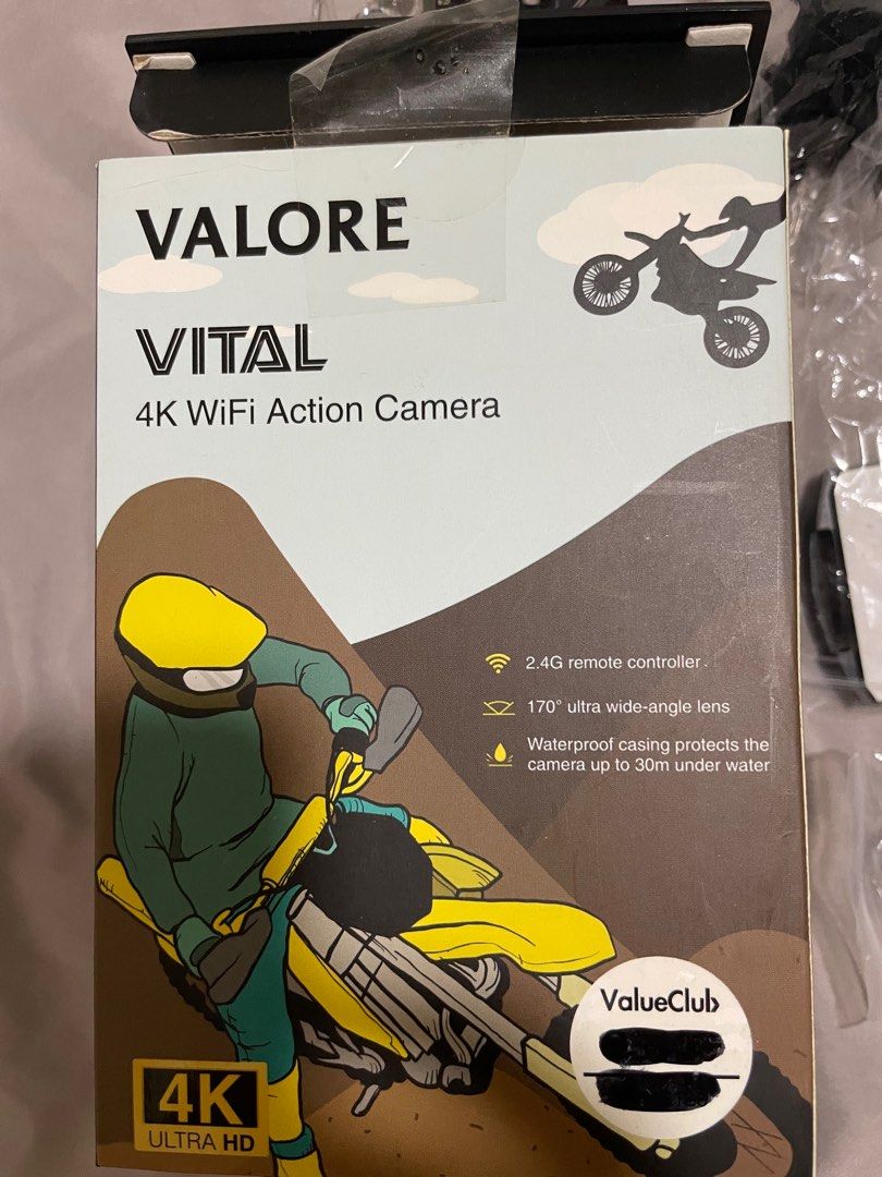 Valore 4K Action Camera, Photography, Cameras on Carousell