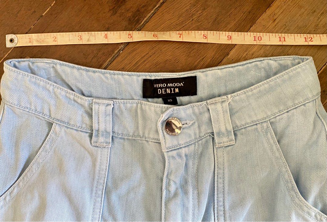 Vera Moda Light Blue Cargo Pants Original on Carousell