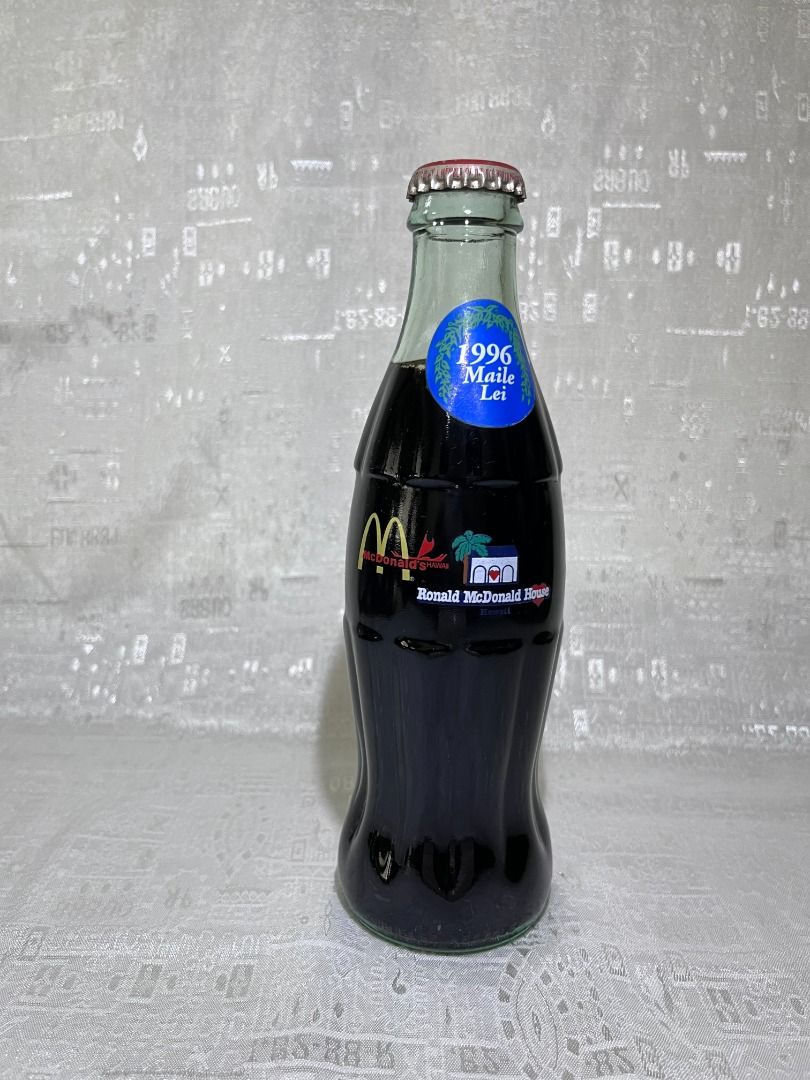 Very Rare Limited Edition Commemorative 1996 Coca-Cola Maile Lei Ronald McDonald House Hawaii ...