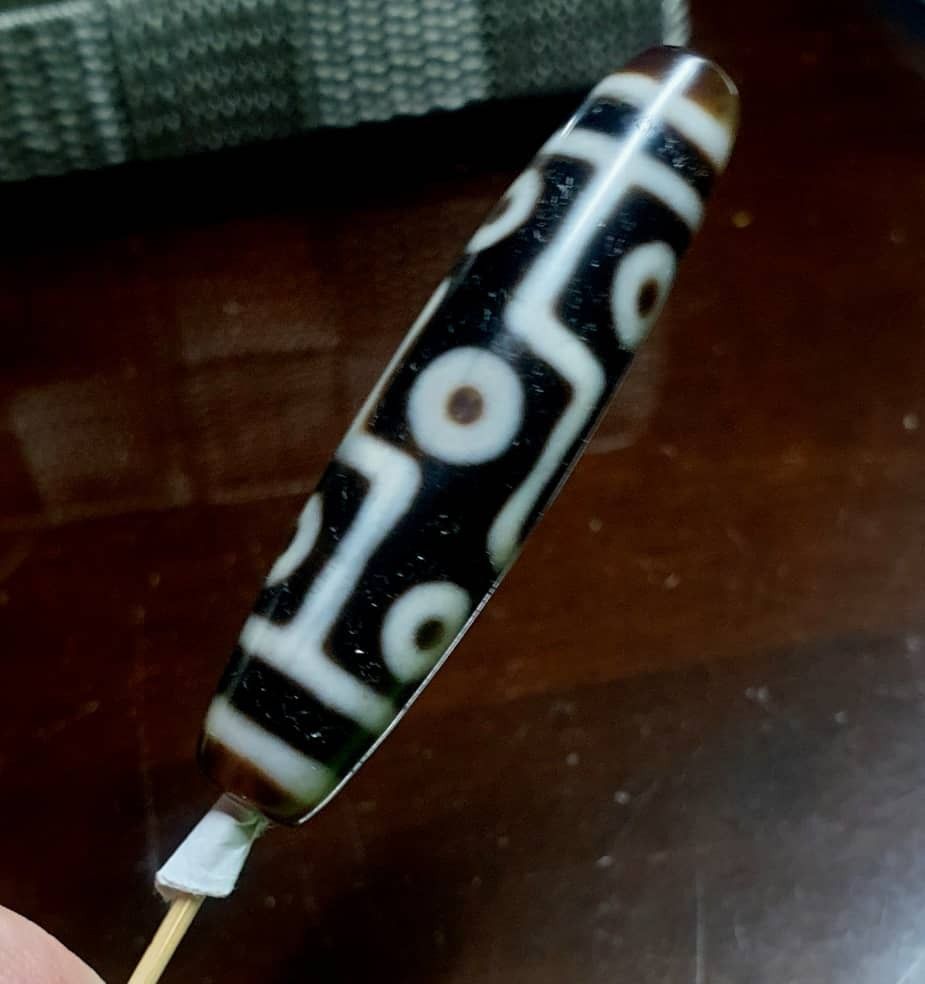 Vintage 9 Eyes Old Dzi Bead, Hobbies & Toys, Collectibles & Memorabilia, Vintage Collectibles on ...