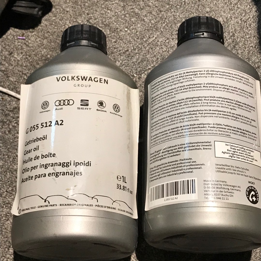 VW Gear oil G055512A2 Mechantronic oil is also Available, Car ...