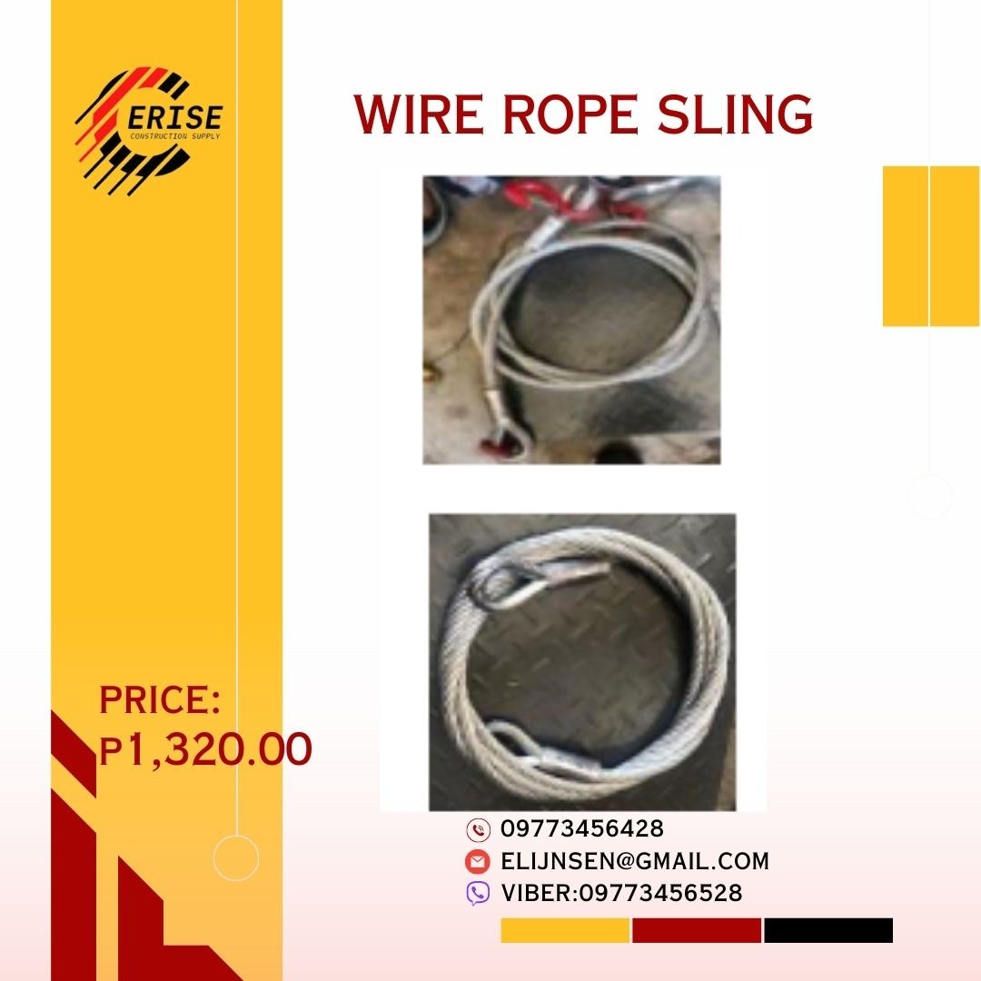 WIRE ROPE SLING, Commercial & Industrial, Construction & Building ...