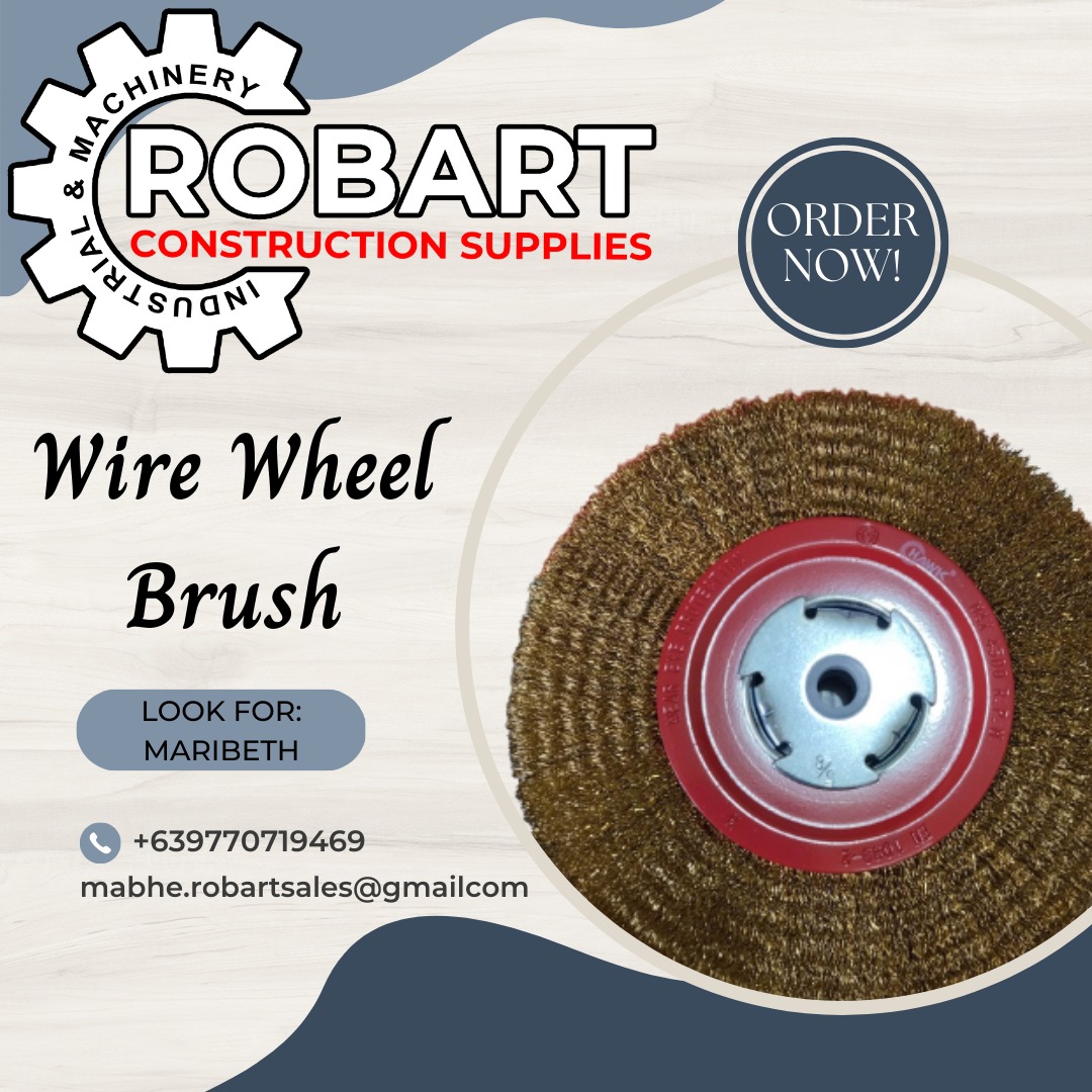 wire wheel brush, Commercial & Industrial, Construction Tools ...