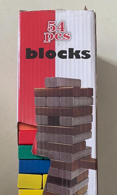 Wooden Jenga, Hobbies & Toys, Toys & Games on Carousell