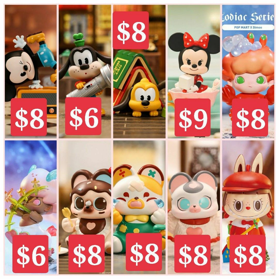 (GROUP C ITEMS) WTS: Popmart Conjuring Dimoo Aquarium Jurassic ...