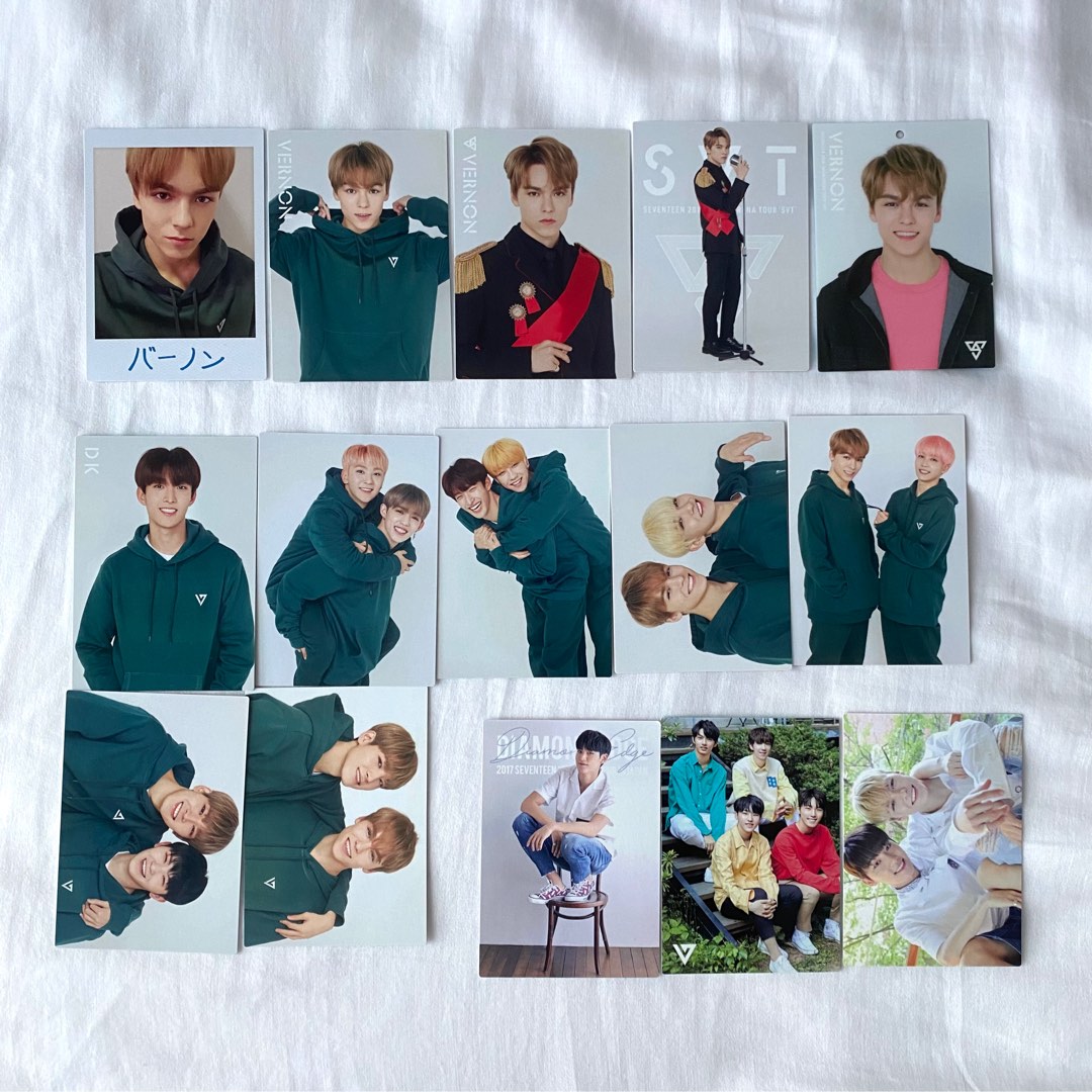 WTS Seventeen svt Diamond edge arena tour trading cards, Hobbies & Toys ...