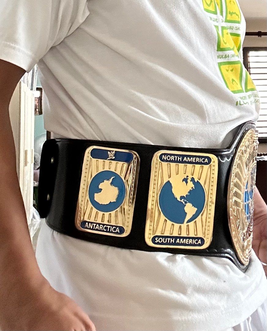 WWE Intercontinental Belt (Oval), Hobbies & Toys, Toys & Games on Carousell