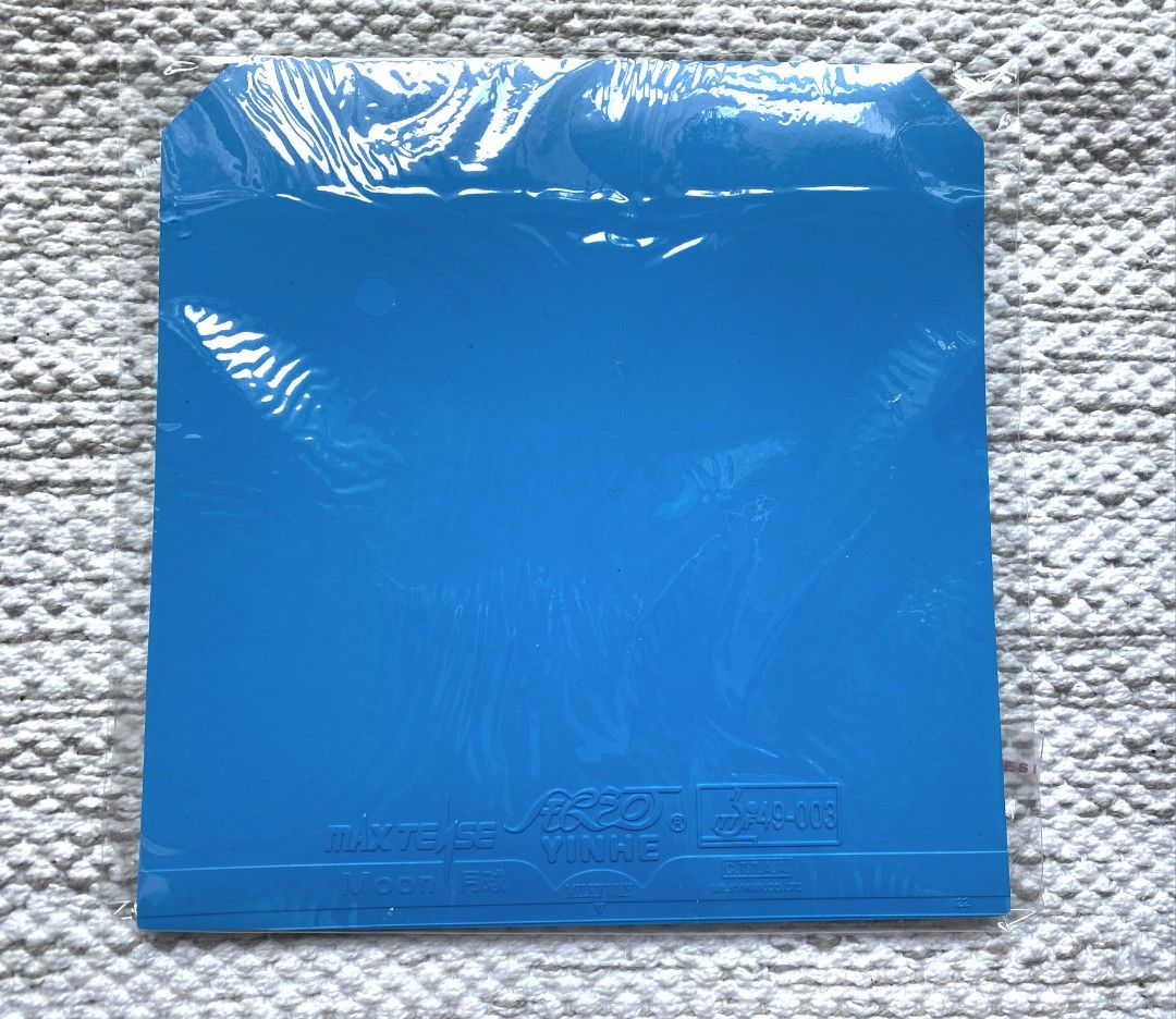 Yinhe Moon Blue Color [ Special Medium Hard Rubber], Sports Equipment ...
